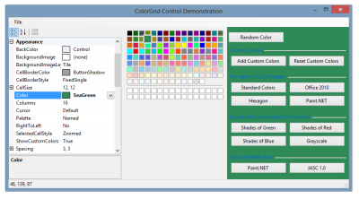 ColorPicker Controls for Windows Forms - Articles and information on C# ...