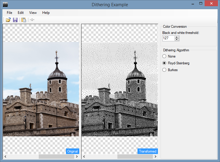 Dithering an image using the Floyd‑Steinberg algorithm in C# - Articles and information on C# ...