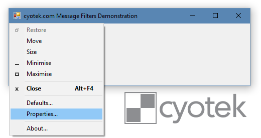 Using Message Filters In Windows Forms Applications Articles And Information On C And
