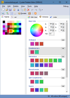 Dynamic color schemes now available in Palette Editor (+ localization ...