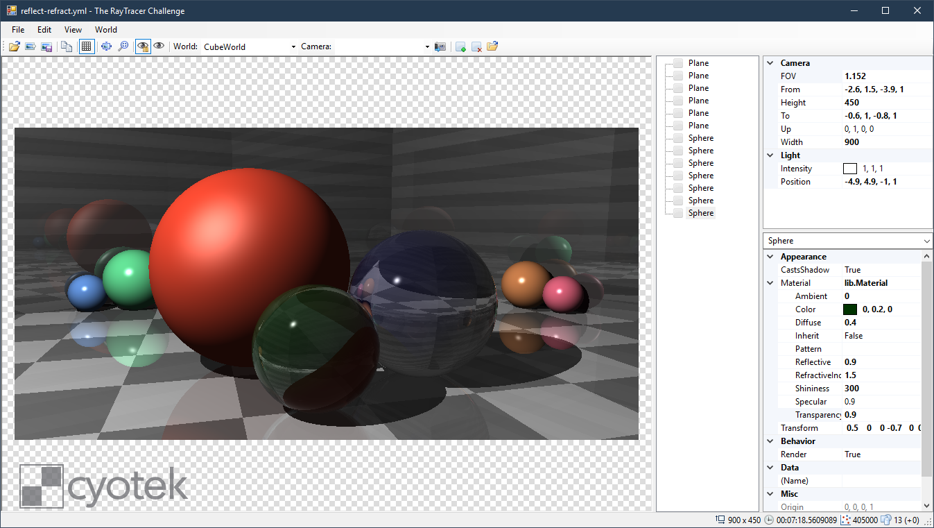 Book Review: The Ray Tracer Challenge - Articles and information on C# ...