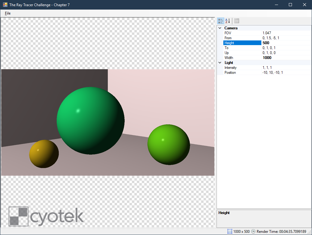 Book Review: The Ray Tracer Challenge - Articles and information on C# ...