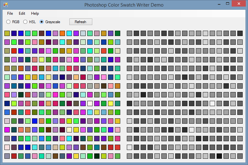 Writing Photoshop Color Swatch (aco) files using C# - Articles and ...