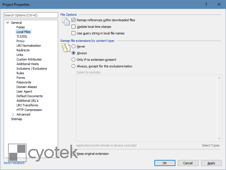 WebCopy 1.7 - local file name generation - Articles and information on ...